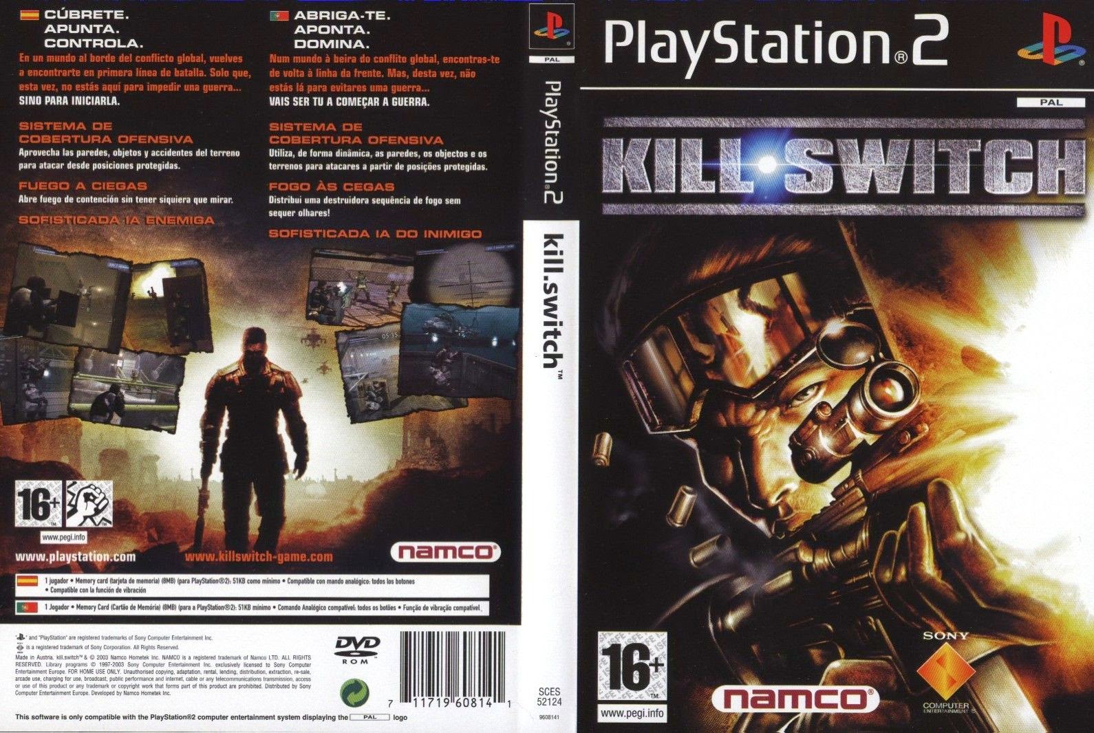 Coleccion Caratulas PS2: Kill Switch